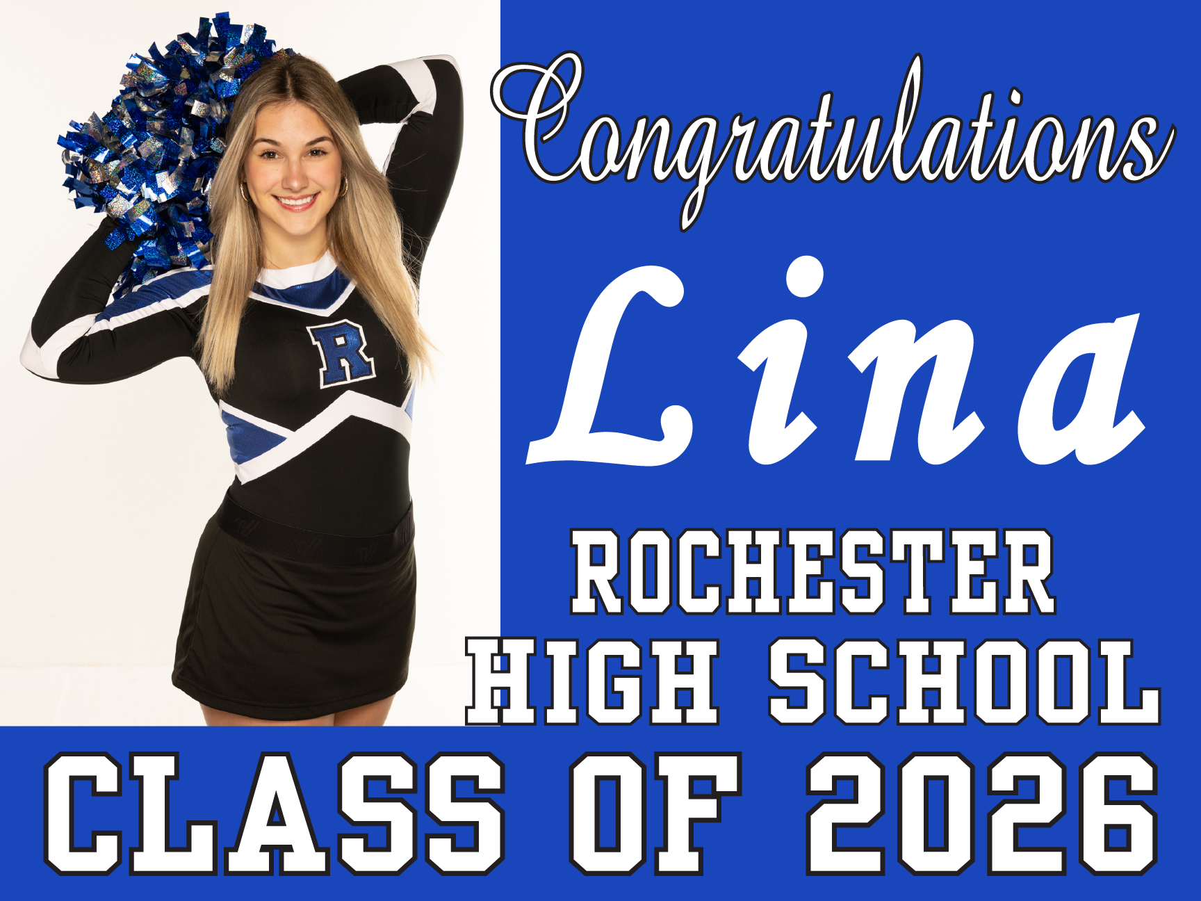 Senior Yard Sign – Rochester Athletic Boosters