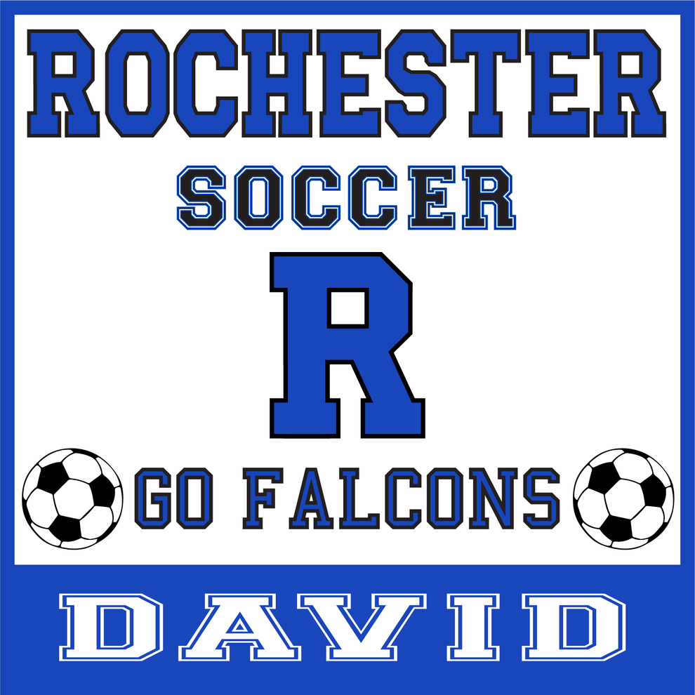 Athletic/Club/Activity Yard Sign – Rochester Athletic Boosters
